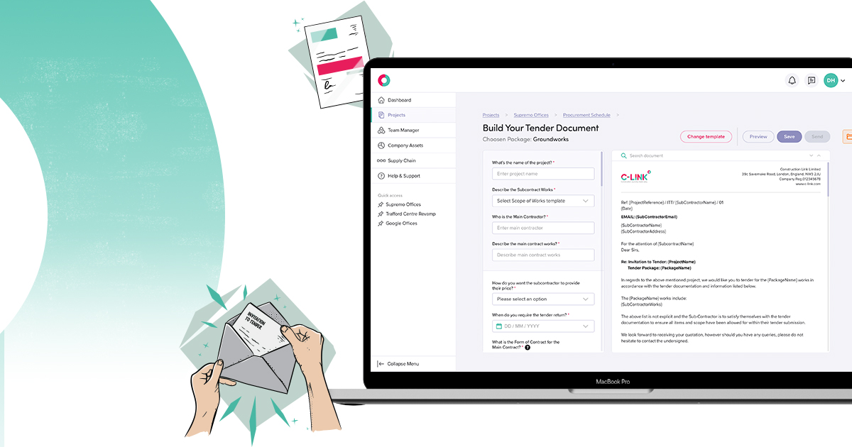 Construction Procurement Management Software - C-Link
